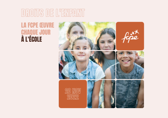 La FCPE œuvre chaque jour pour que les droits de l'enfant soient ...
